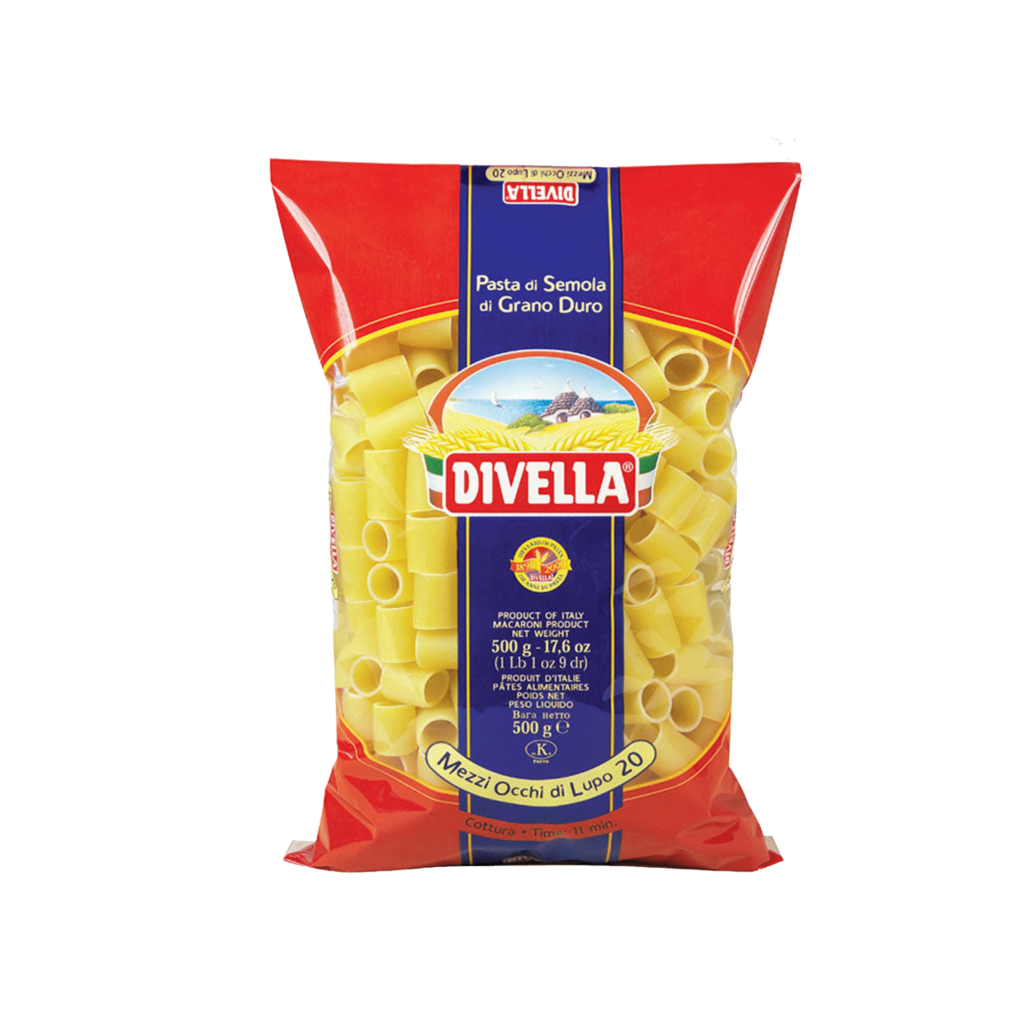 DIVELLA Mezzi Occhi Di Lupo Nr:20 Pasta 500g – Go Marked