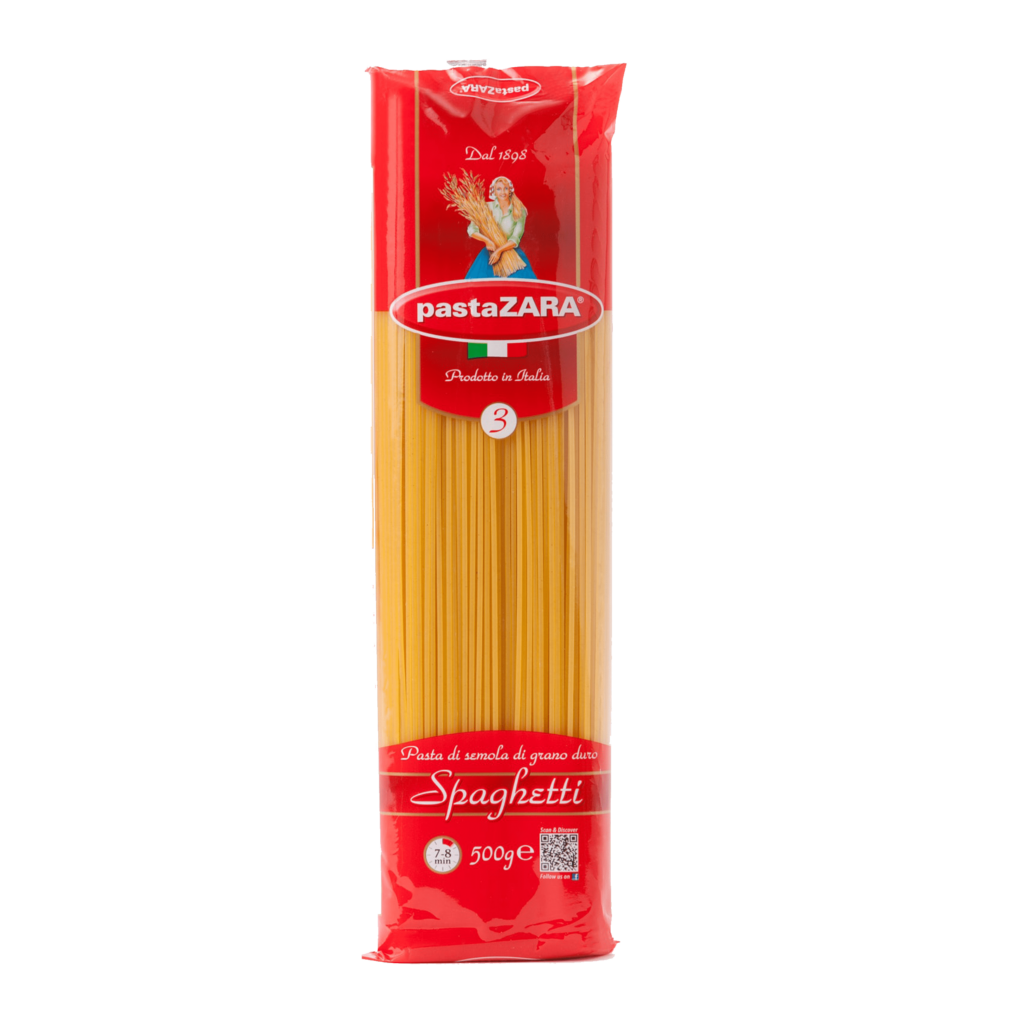 PASTA ZARA Spagetti No: 3 Pasta 500g – Go Marked