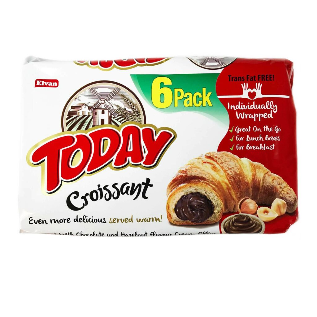 Todya Croissant Sjokolade&Hasselnøtter 6Pack – Go Marked