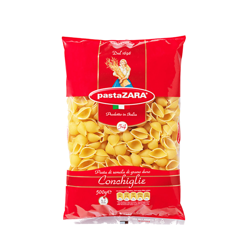 PASTA ZARA Conchiglie nr.54 Pasta 500G – Go Marked